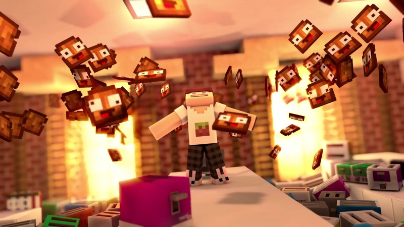 ADORABLE TOAST (Minecraft Animation) — Видео от 'sonic 'fan | ВКонтакте